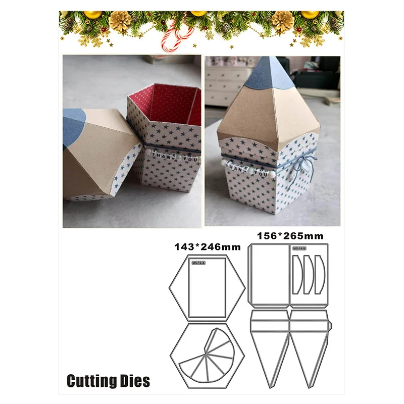 New Pencil Shaped Carton Assemble Craft Embossing Mold 2021 Metal ...