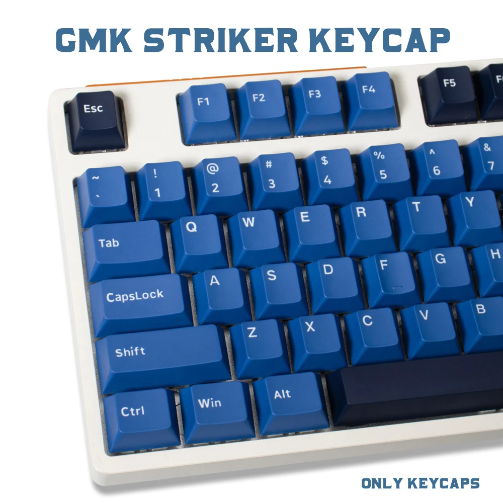 1-Set-168-Keys-GMK-Striker-PBT-Keycap-Cherry-Profile-Double-Shot ...
