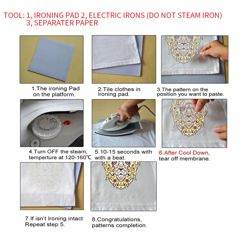 Набор нашивок для одежды с надписью О! Вау! Теплопередающие ...