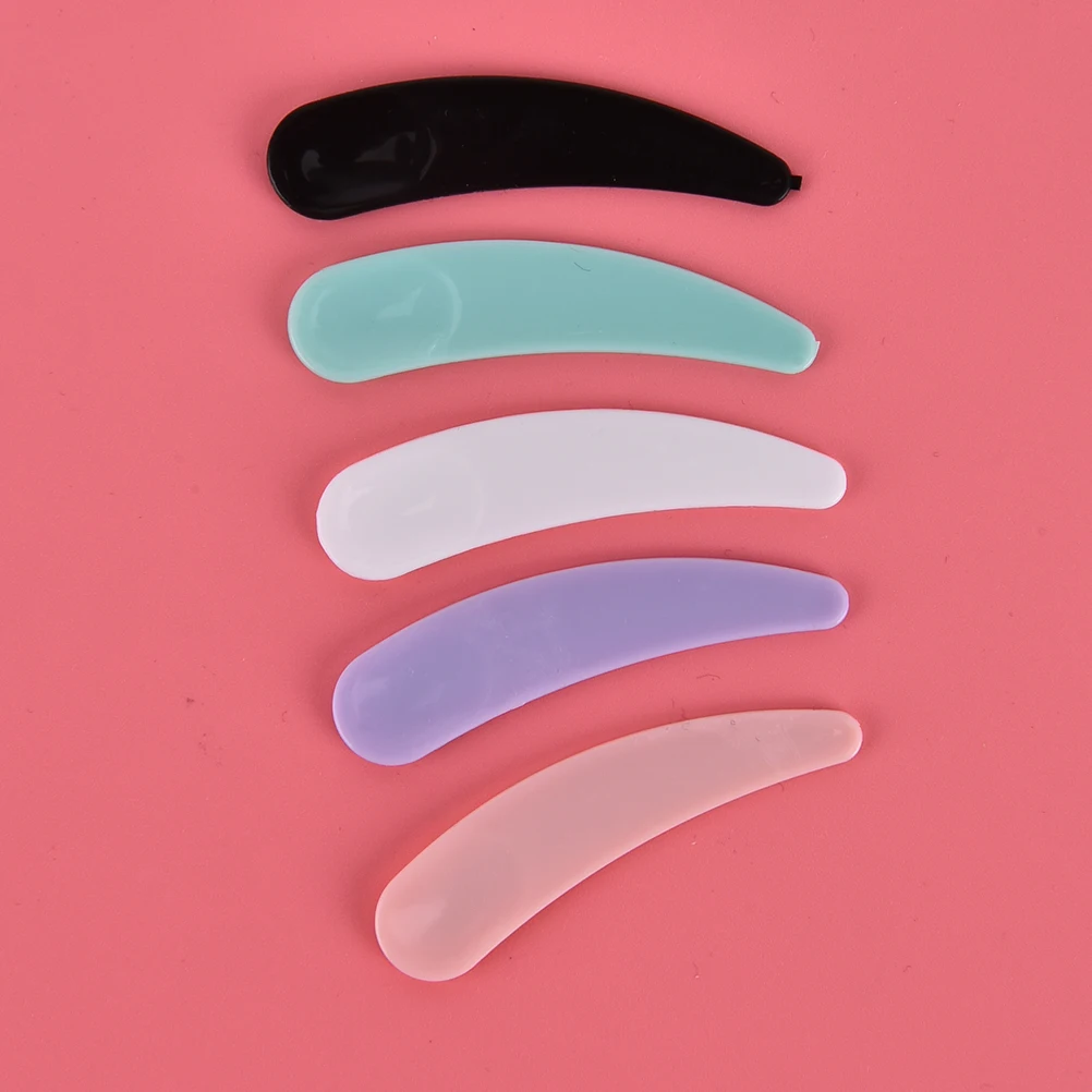 30Pcs-Mini-Cosmetic-Spatula-Disposable-Curved-Scoop-Makeup-Mask-Cream ...