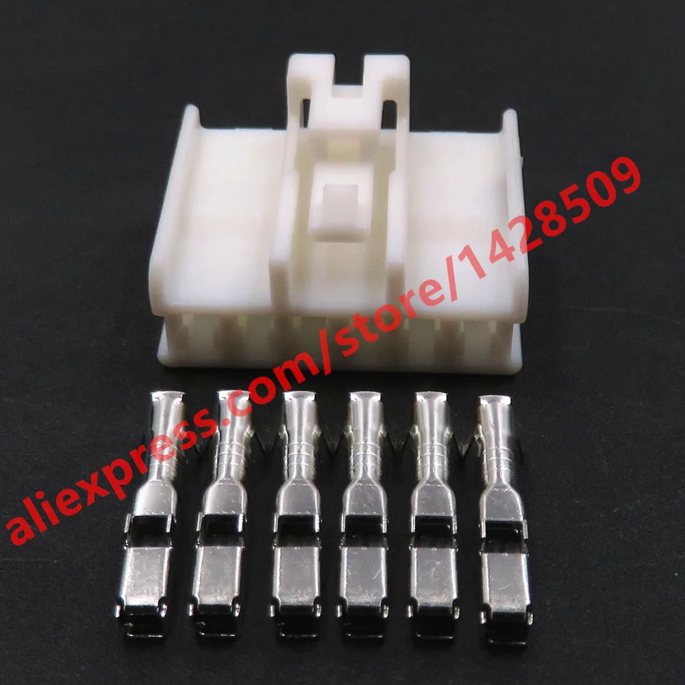 1-Set-6-Pin-Automobile-Plastic-Housing-Unsealed-Cable-Harness-Connector ...