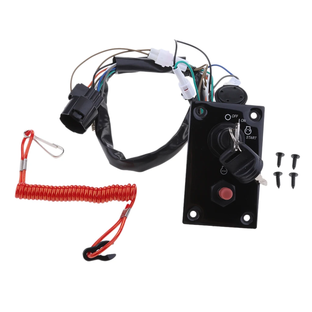 Single Ignition Key Switch Panel 37100 96J14 for Suzuki Outboard|Boat ...