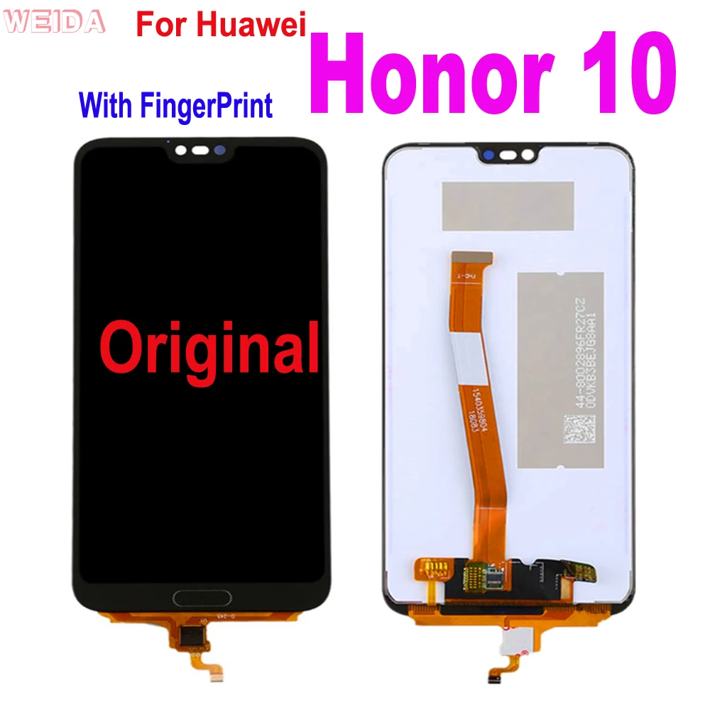 WEIDA-Original-LCD-For-HUAWEI-Honor-10-Display-Touch-Screen-Frame-For ...
