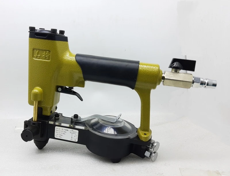 Pneumatic Pins Stapler Automatic Feeding Air Nailer Gun For Make Sofa ...
