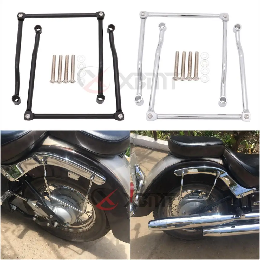 Motorcycle-Saddlebag-Supports-Bars-Mounts-Bracket-For-Yamaha-Dragstar-V ...
