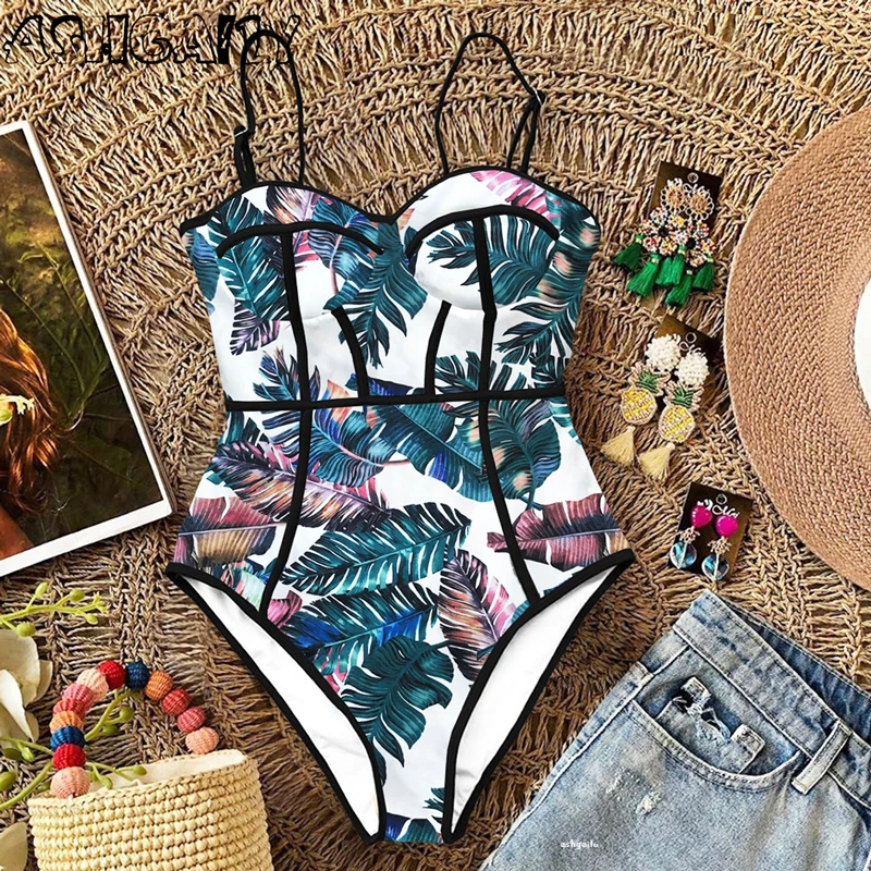 Badeanzug – Bademode für Frauen sexy Push-up Sommer Sonne Strand ...