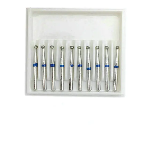 10pcs Hot Sale Dental Diamond FG High Speed Burs for Polishing Teeth ...