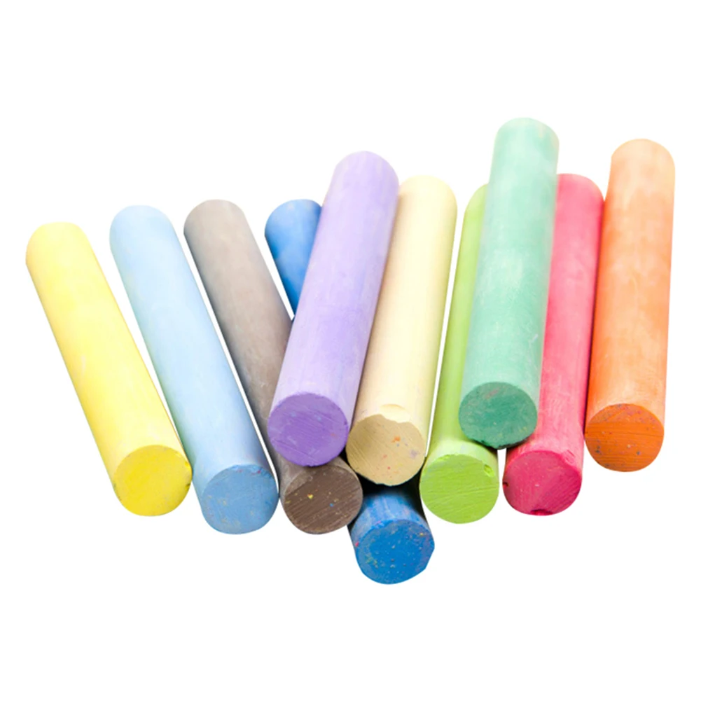 10PCS-Blackboard-Colorful-Chalk-Set-Bright-Colors-Doodle-Drawing ...