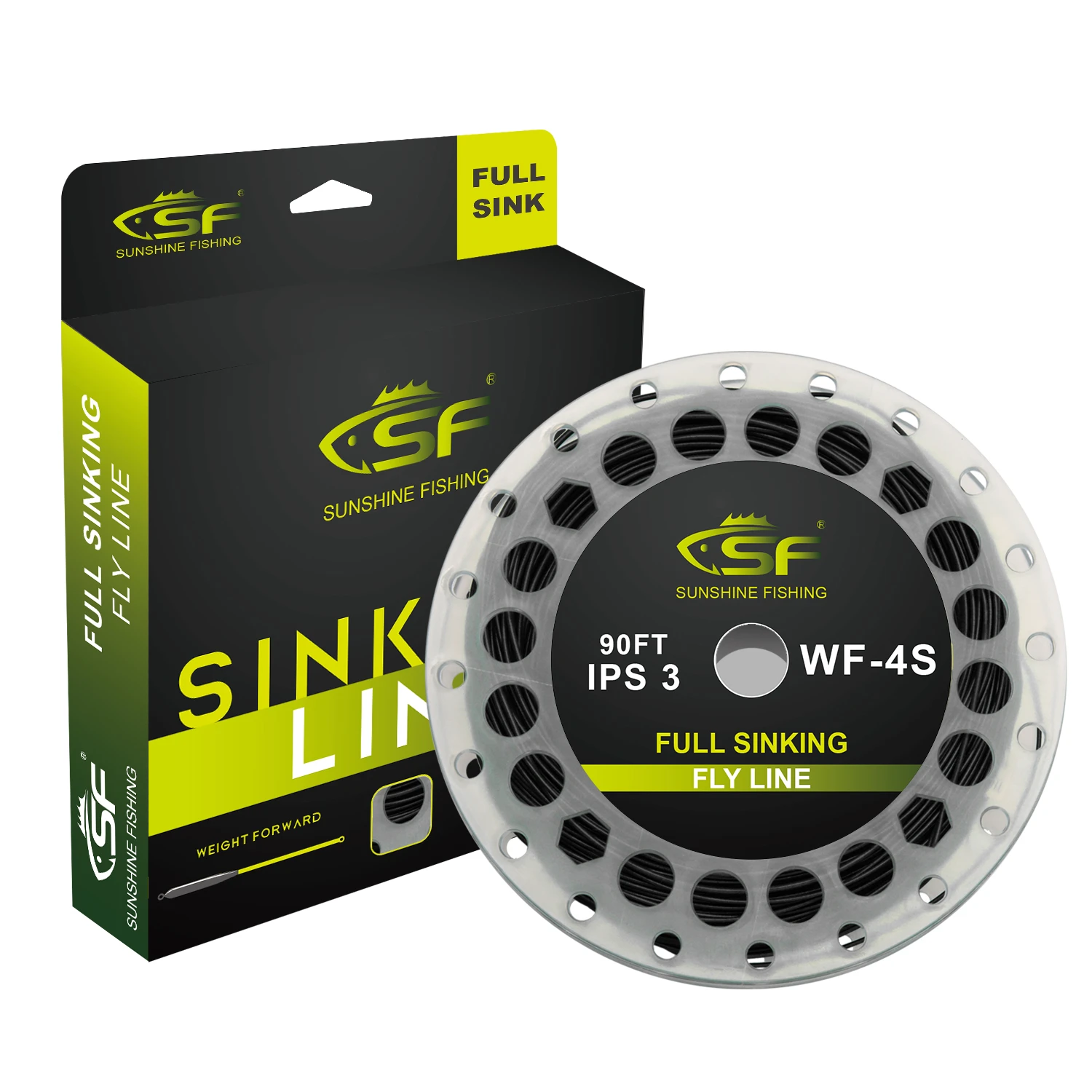 Sf High Quality Full Sinking Fly Fishing Line Weight Forward Taper Fly ...