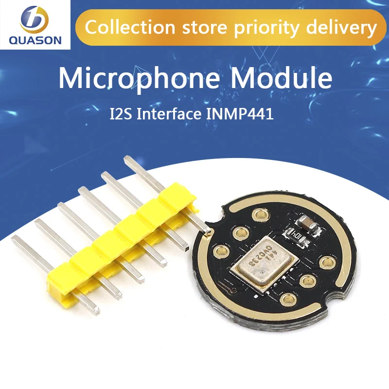 Omnidirectional Microphone Module I2S Interface INMP441 MEMS High ...