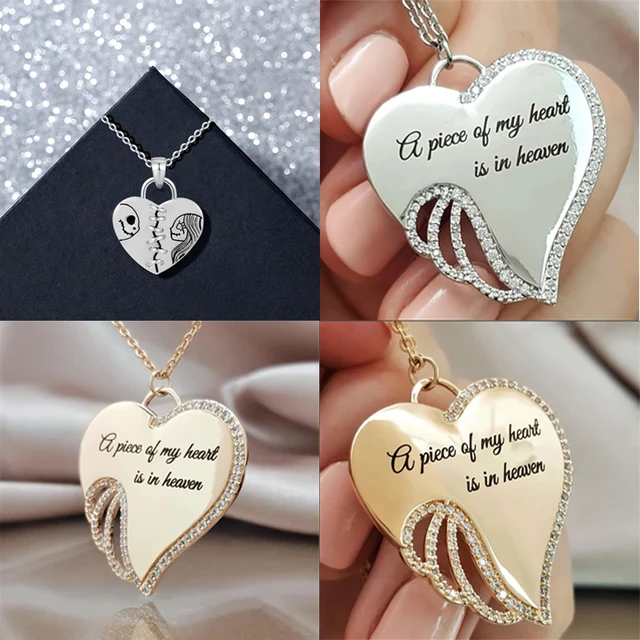Piece Heart Necklaces