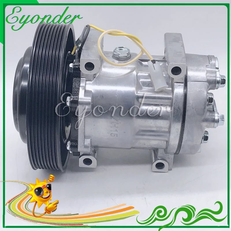 7h15 Ac A/c Aircon Air Compressor Cooling Pump 24v Sd7h15 For Volvo ...