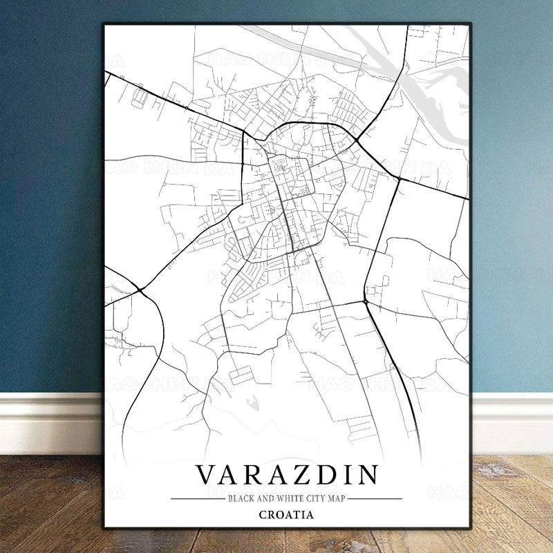 Varazdin Croatia Map