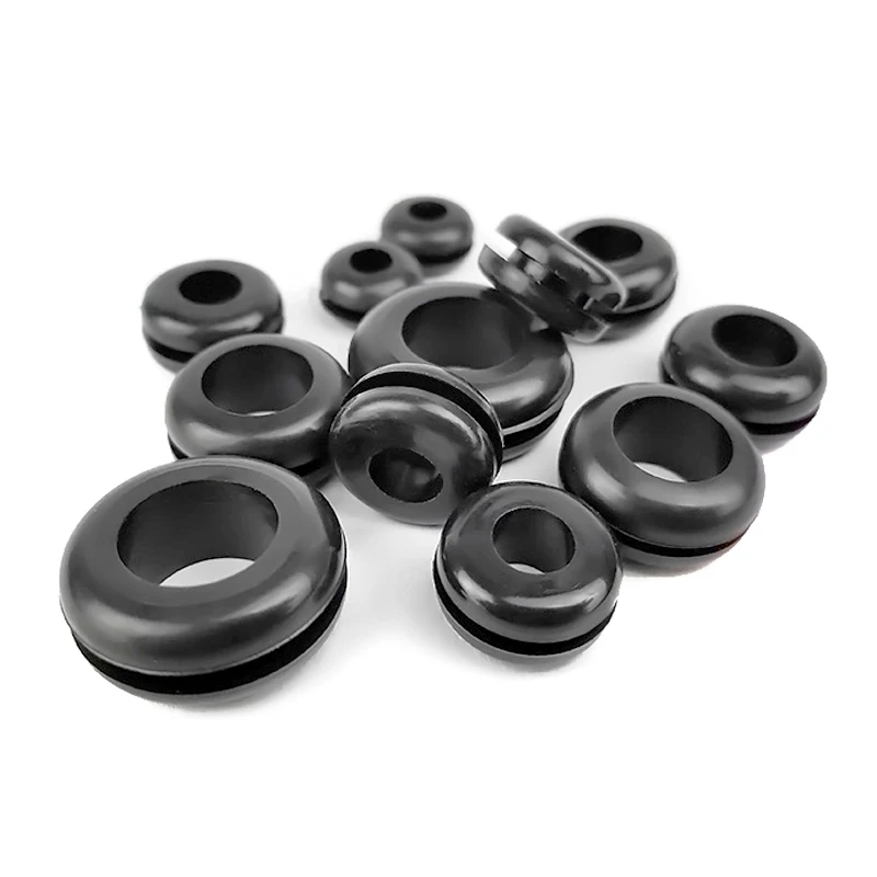 Black-Rubber-Grommets-Firewall-Hole-Plug-Retaining-Ring-Set-Blanking ...