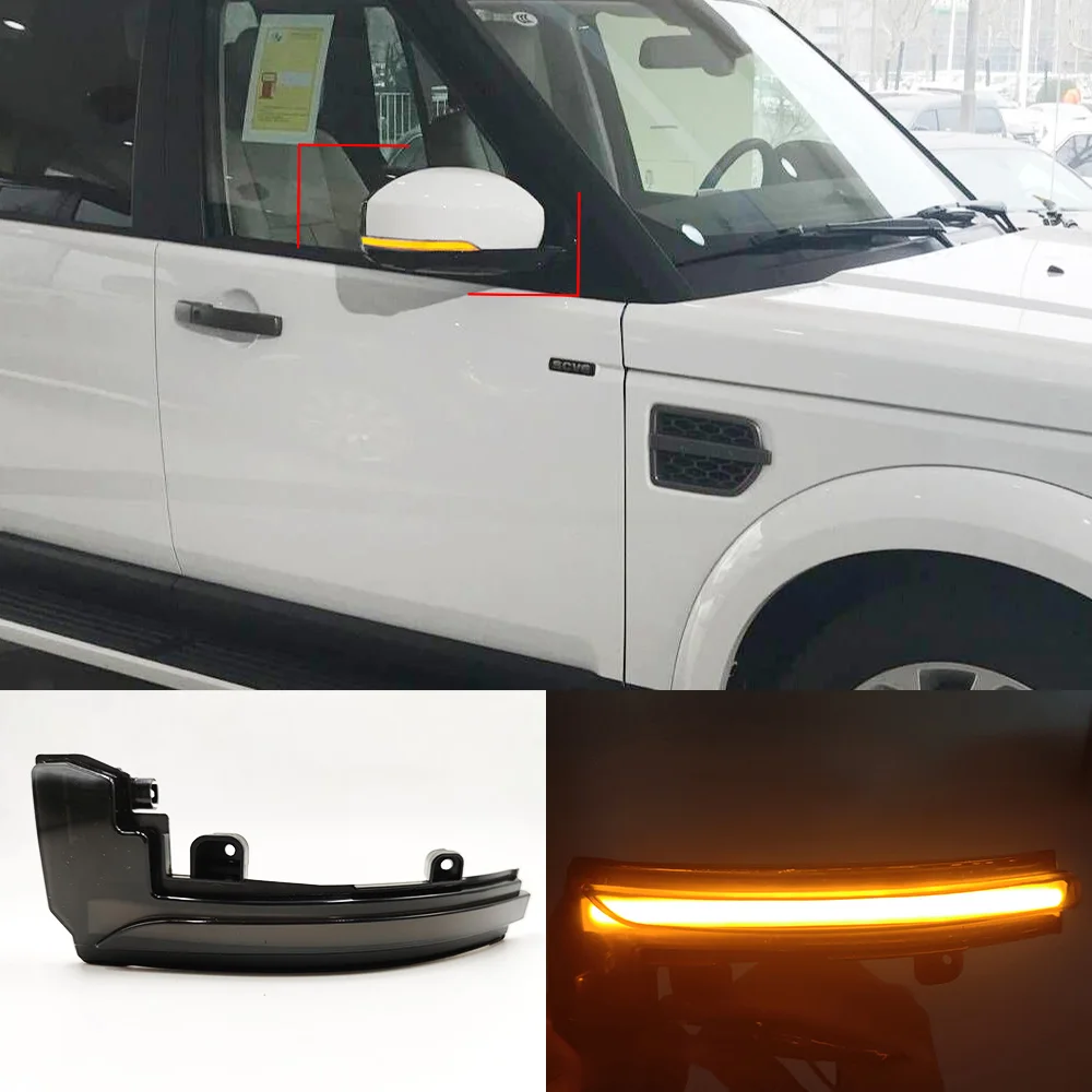 2PCS-LED-Dynamic-Turn-Signal-Light-Side-Mirror-Blinker-Lamp-For-Land ...