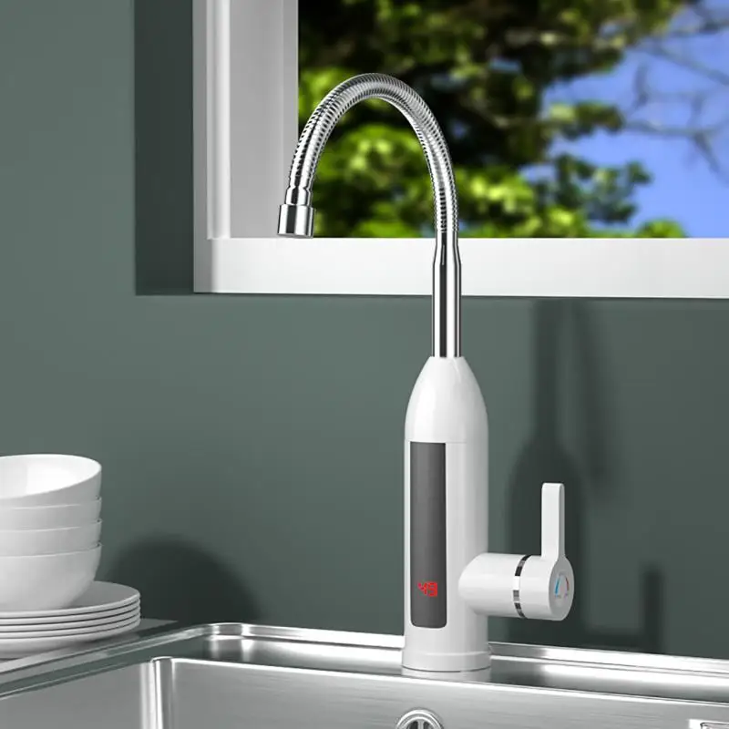 Water Heater Electric Display Kitchen Tap Instant Hot Water Faucet ...