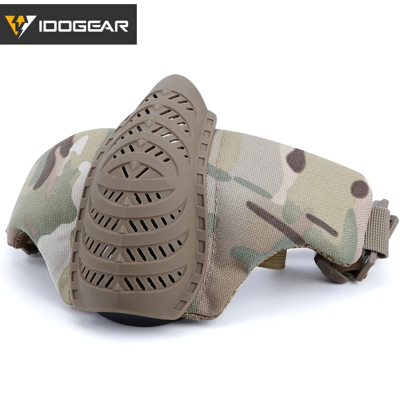 IDOGEAR-Mask-Paintball-Mask-Mesh-TPU-Half-Face-Mask-Tactical-Wargame ...