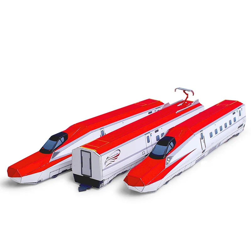 Shinkansen Series E6 Komachi Mini Train Locomotives Origami Handmade 3d ...