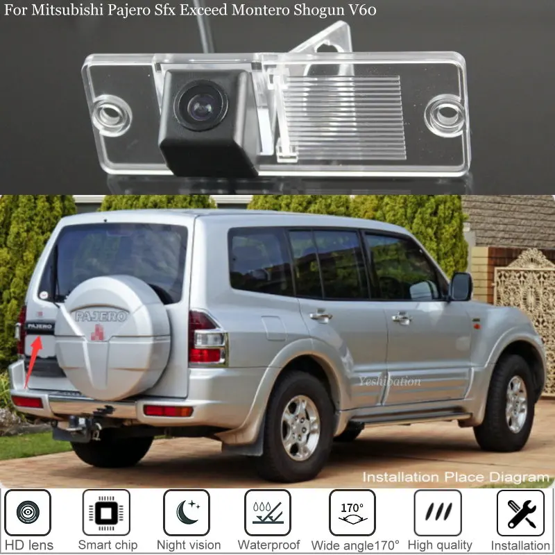 Car Rear View Reverse Backup Camera For Mitsubishi Pajero Sfx Exceed ...