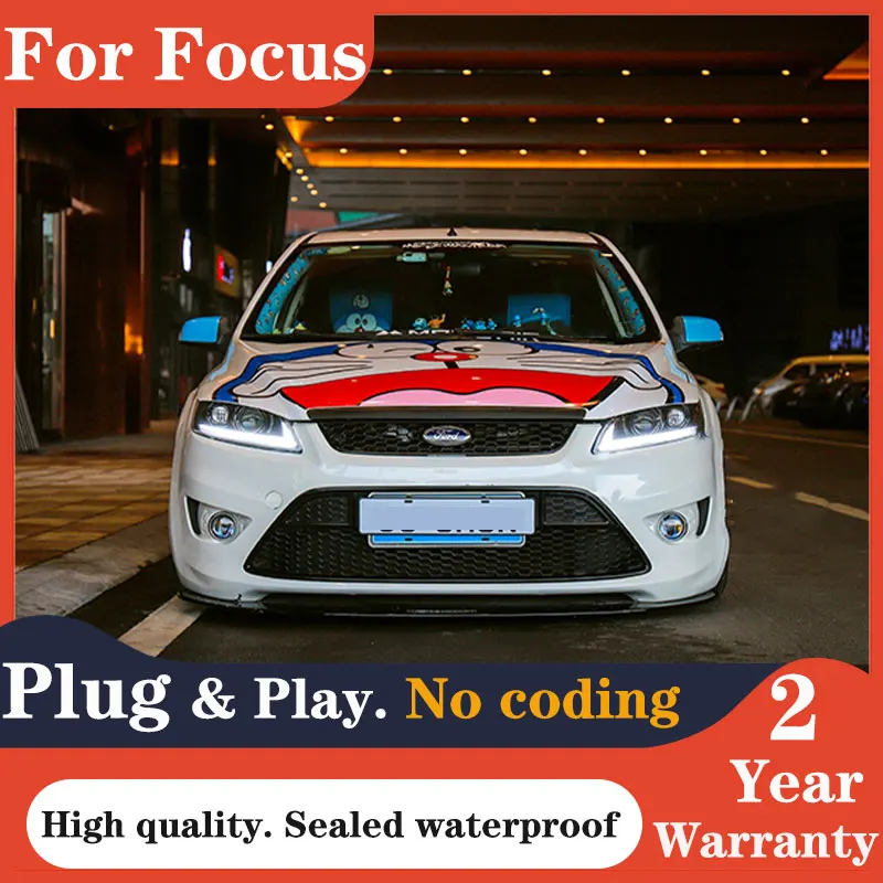 Car-Styling-For-Ford-Focus-2009-2011-Focus-MK2-Headlights-Fog-Lights ...