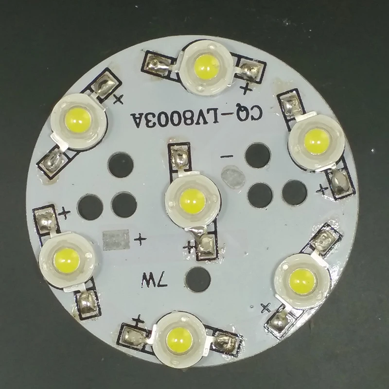 2-Pieces-7W-High-Power-LED-Ligh-Board-with-Aluminium-Base-Plate-LED ...