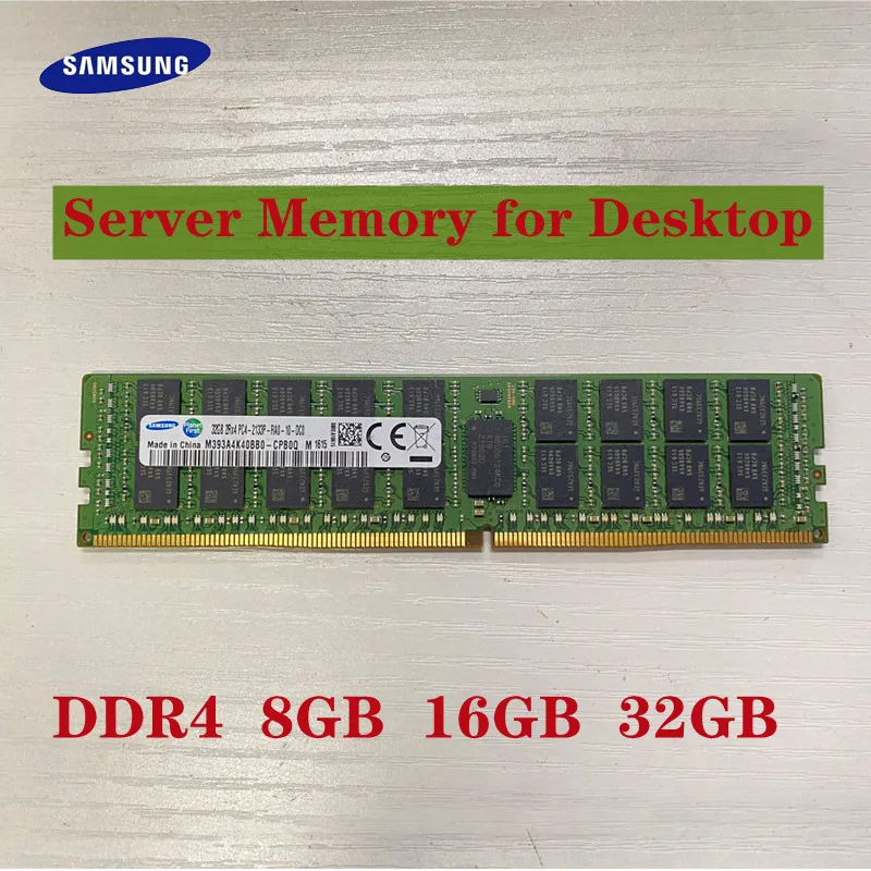 Samsung-DDR4 RAM para desktop, memória de servidor, 8GB, 16GB, 32GB ...