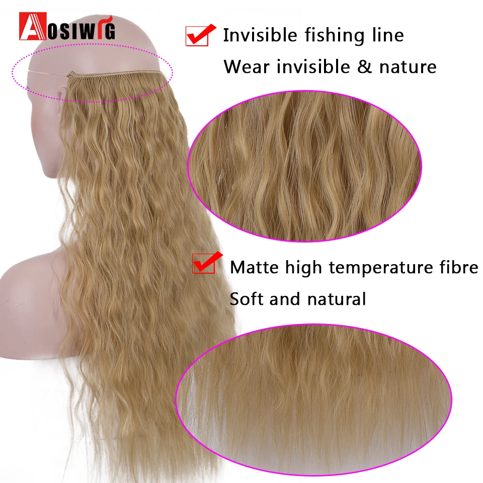 Accessoires coiffure,Extension capillaire synthétique avec Clip ...