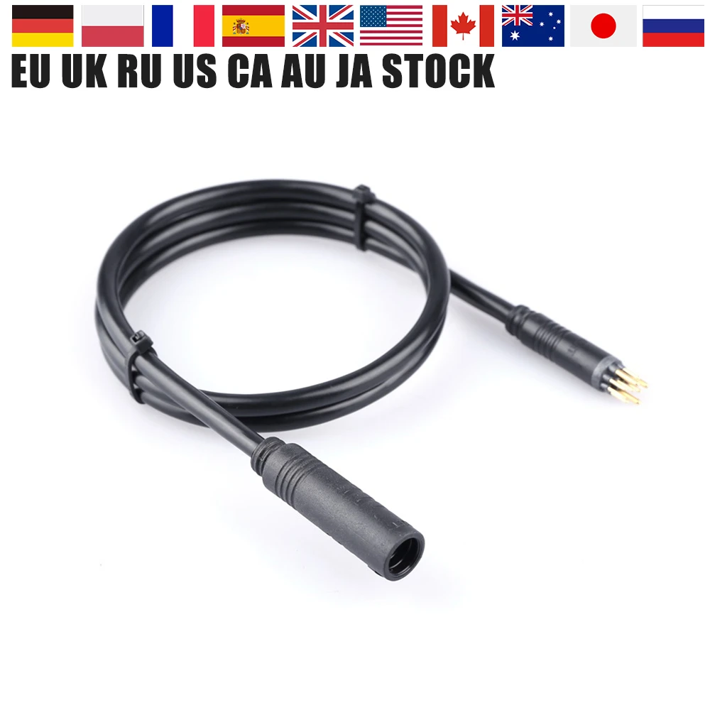 9pin Wheel Motor Extension Cable For Bafang Electric Bike Front Rear ...