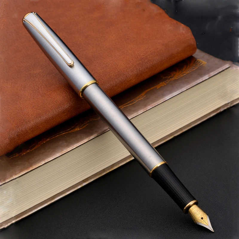 Luxury-Quality-Brand-HERO-704-Stainless-Fountain-Pen-Classical-Design-0 ...