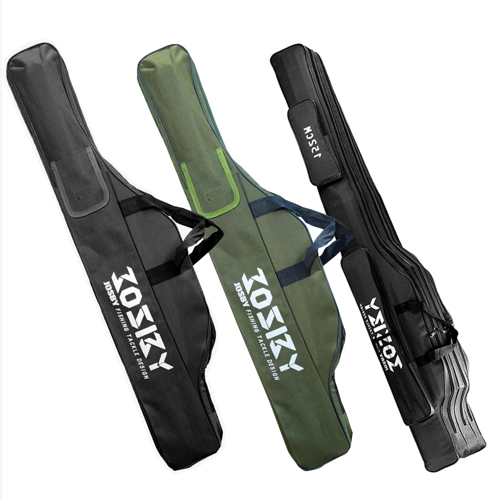 Fishing Rod Storage Bag Oxford Cloth 1/2/3 Layer Large Capacity ...