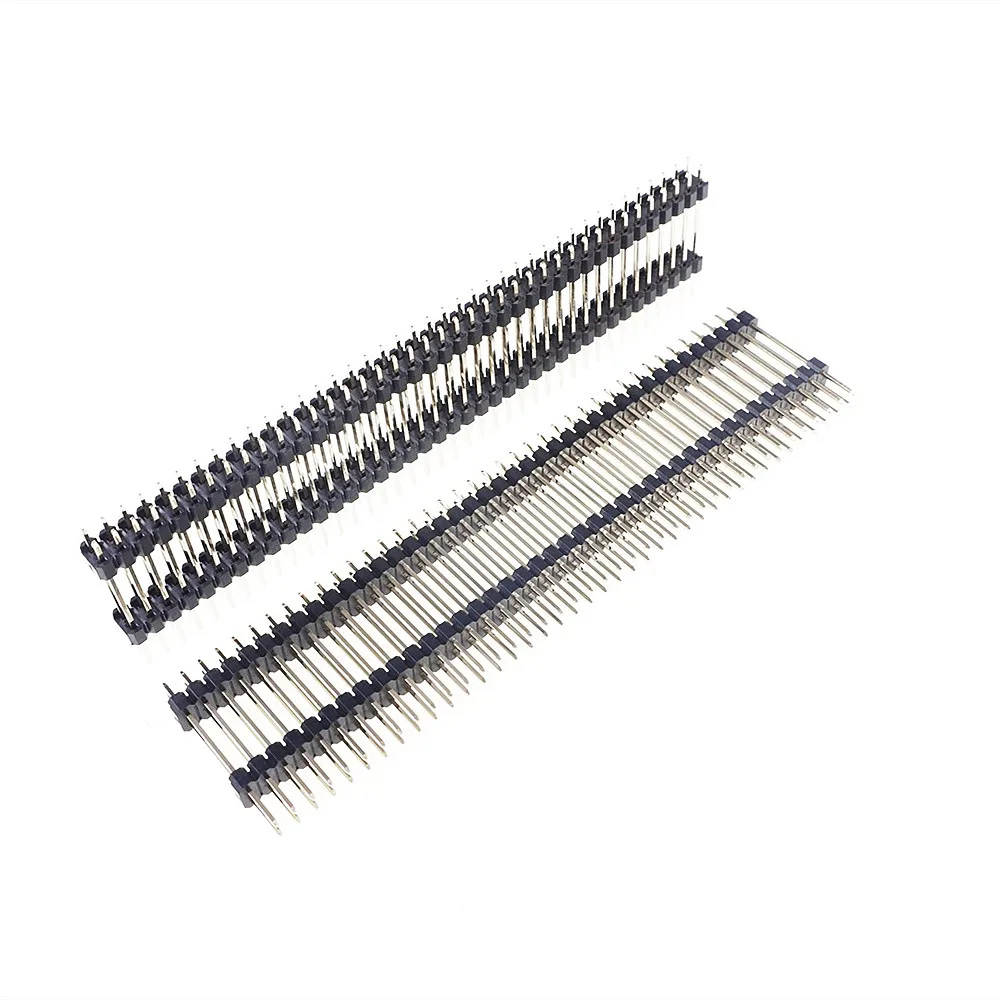 10pcs-2x40-P-2-54mm-Pitch-Pin-Header-Male-Dual-Row-Straight-Dual ...