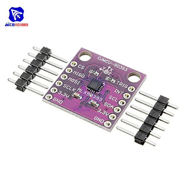 MLX90393 Digital Hall Sensor Module: Pinout, Interfacing, 44% OFF