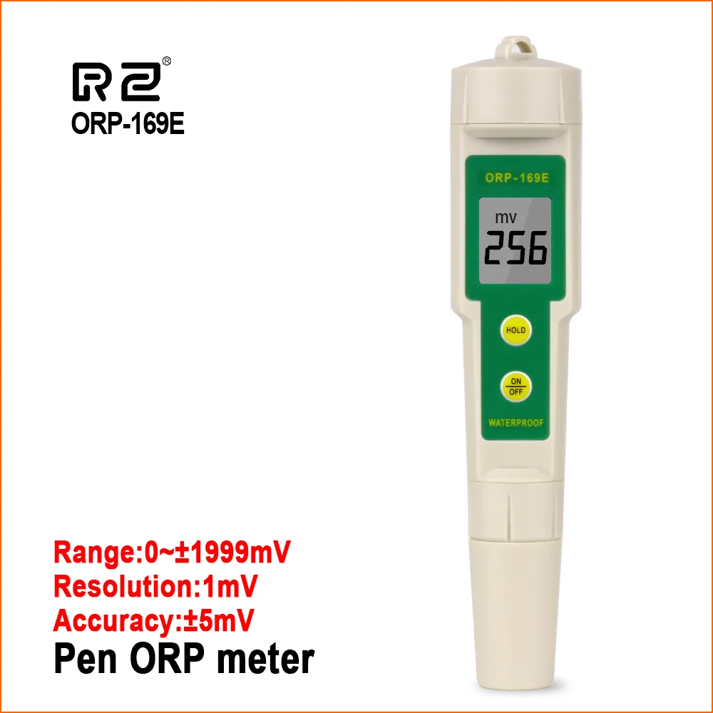 RZ ORP/Redox Tester Digital Waterproof Portable Pen ORP Meter Handheld ...