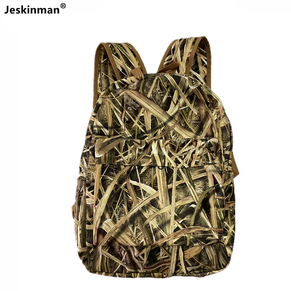 Waterpoof Bionic Camouflage Hunting Fishing Backpack Simple Reed Camo ...