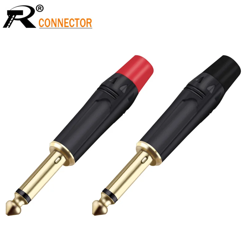 Mono Connector Microphone Plug | Connector Jack Ts Mono Plug | 6 35mm ...
