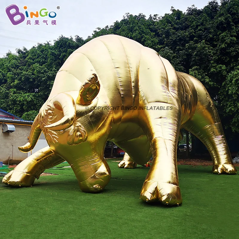 Giant-13-3-Meters-Length-Inflatable-Golden-Cow-Model-Balloon-For-Event ...