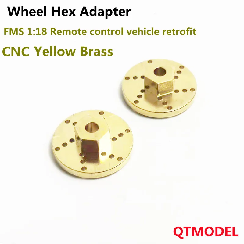 FMS-1-18-RC-Toy-Accessory-RC-Parts-Brass-Wheel-Hub-Combiner-Brake-Disc ...