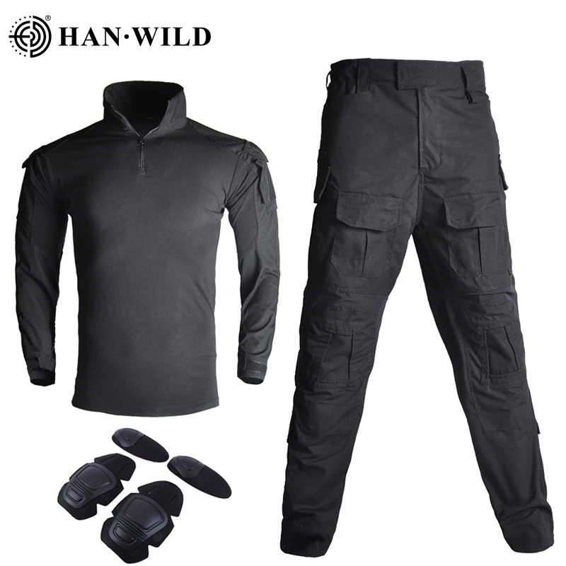 Military Tactical Army Clothes Army Combat Camouflage Clothing Men US ...