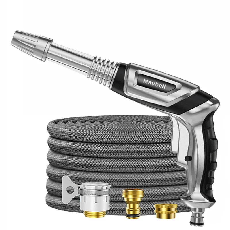 NEW-Garden-Hose-Set-with-Expandable-Water-Injector-Magic-Garden-Hose ...