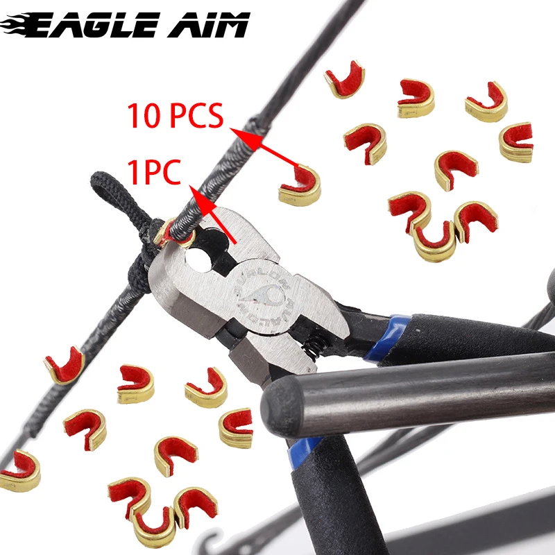 Archery-Arrow-Bow-Strings-Buckle-Clip-Nock-Set-D-Loop-Pliers-Copper ...