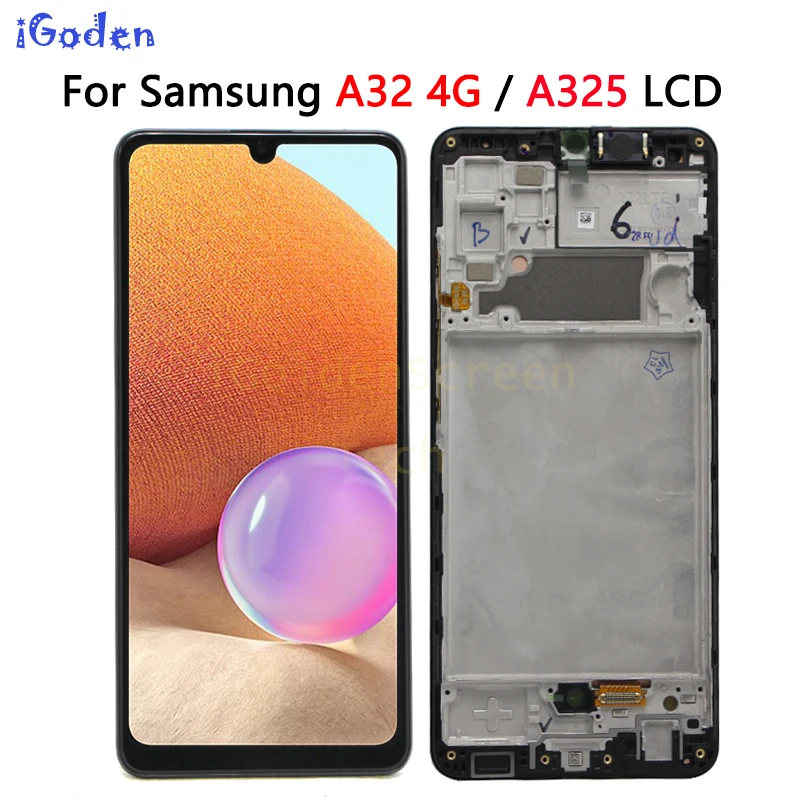 For Samsung A32 4g A325 Sm-a325f Display Lcd For Samsung A32 4g Sm ...