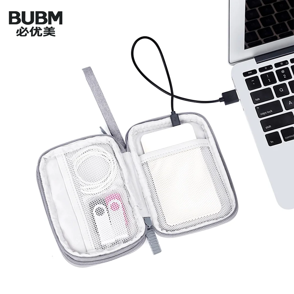 Bubm Portable External Hard Drive Case,soft Protection Travel Carrying ...