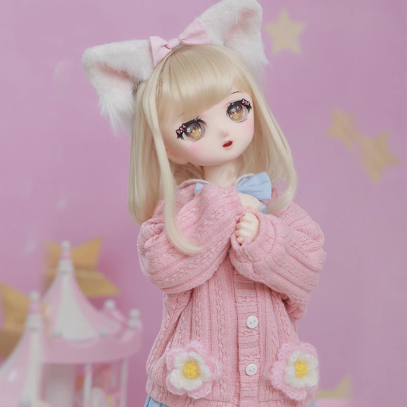 Shugafairy Naiko 1/4 Quadratic Element Doll Bjd Resin Body Model Girls Mdd Fullset With Face Up ...