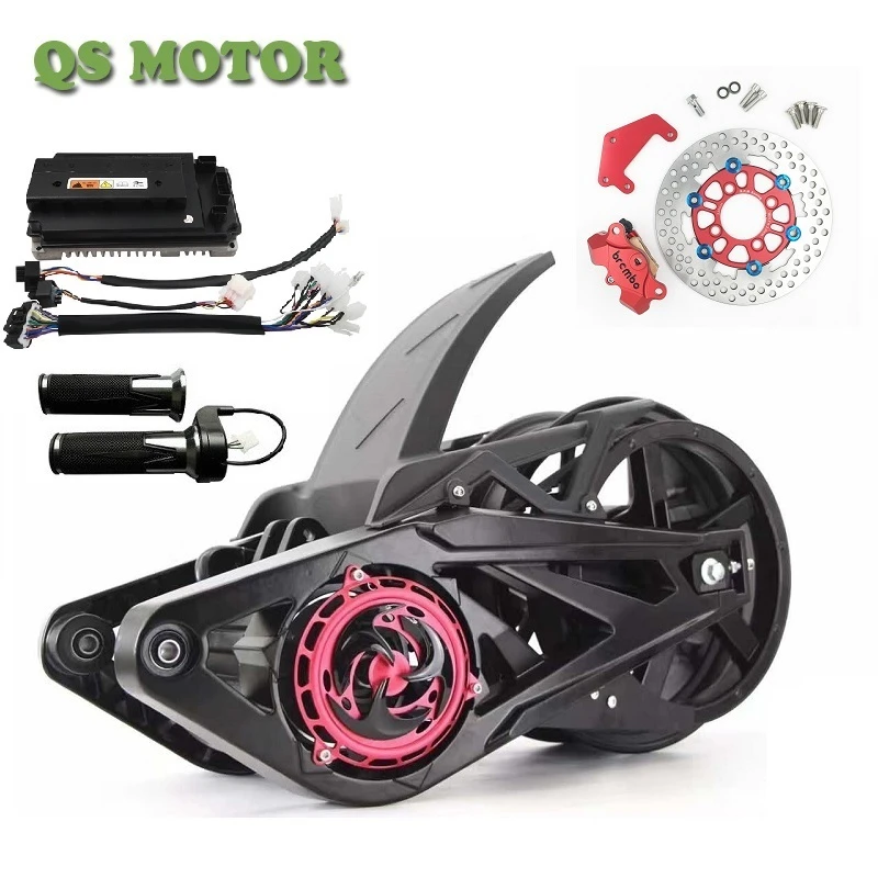 Qsmotor 3000w Bldc Mid-drive Motor Assembly Conversion Kits For ...