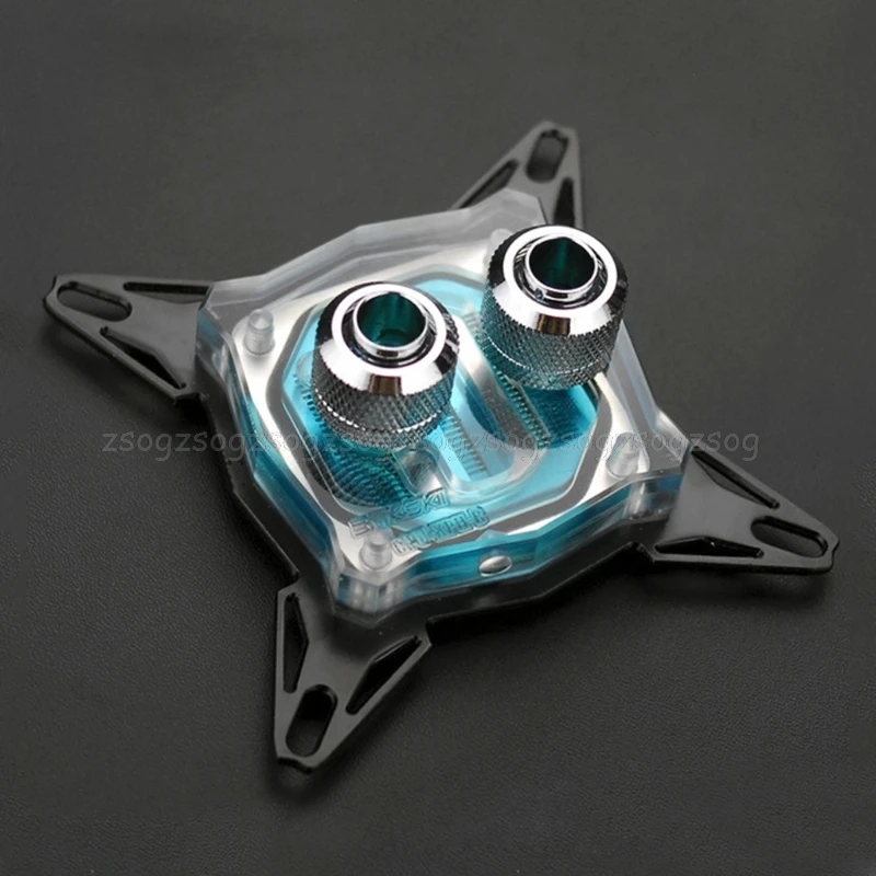 G1/4" Base Inner Channel PC Water Cooling Block For Intel 775/1150/1155 ...