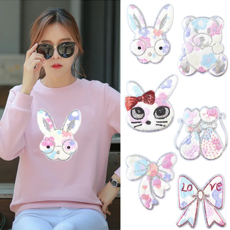 Parche de lentejuelas con cuentas, apliques de lentejuelas para ropa ...