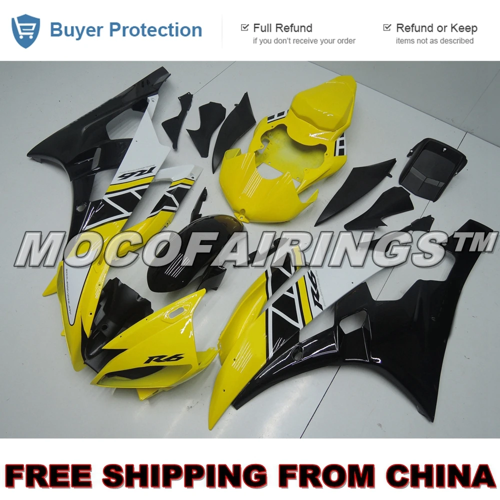 High grade plastic fairing kit for YAMAHA Injection molding YZF R6 2006 ...