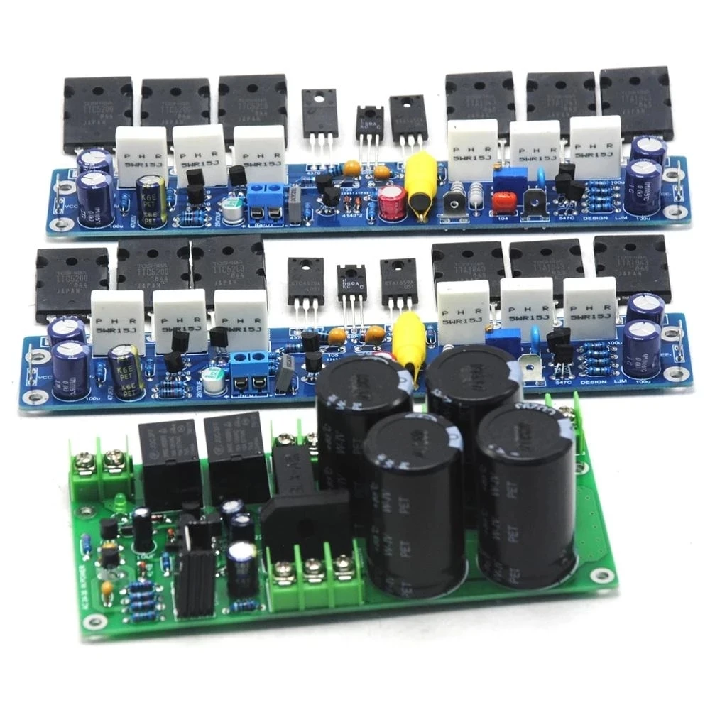 One-Pair-L10-Dual-Channel-200W-Amplifier-Board-Power-Supply-W-Speaker ...