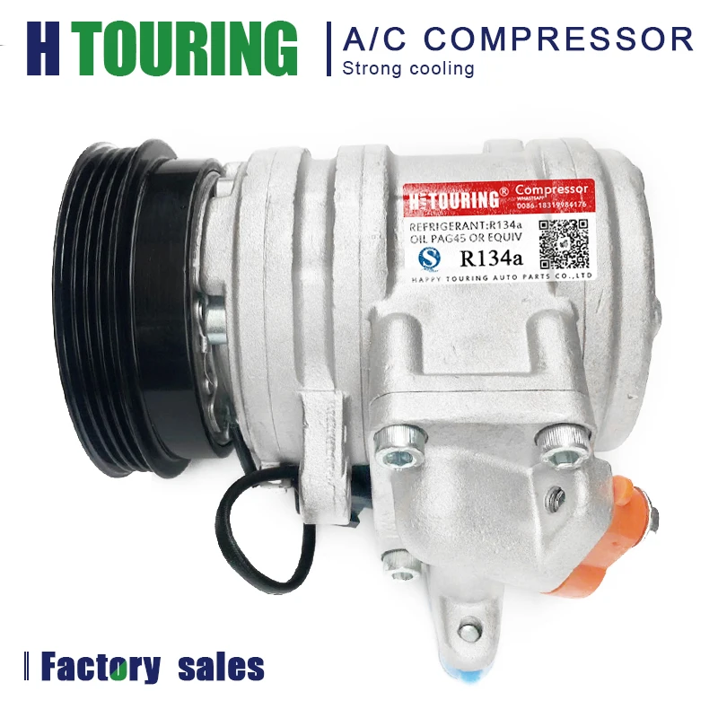 HS11 AC Compressor For Hyundai i10 2008-2013 For KIA PICANTO 1.0 1.1 LX ...