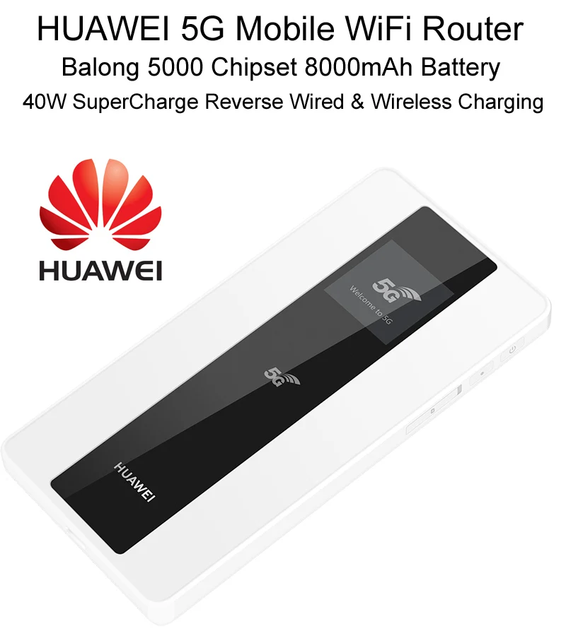 World First HUAWEI 5G Mobile WiFi Pro Router With Balong 5000 Chipset ...